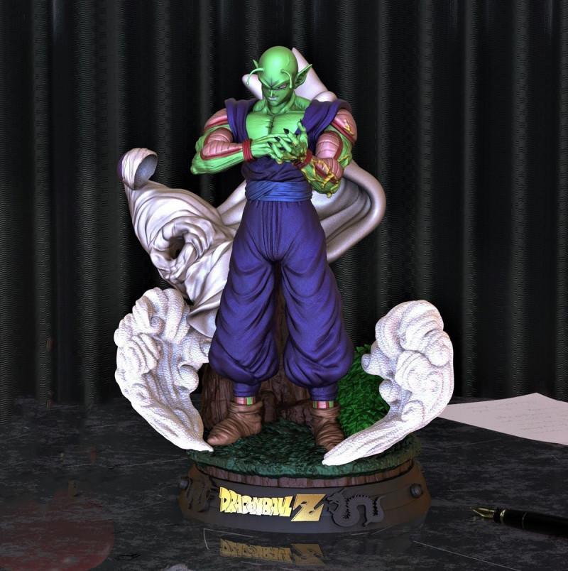 Piccolo dragon ball z Ready to Print 3D Print Model in Sculpture 3DExport