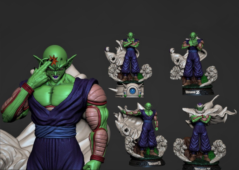 Piccolo dragon ball z Ready to Print 3D Print Model in Sculpture 3DExport