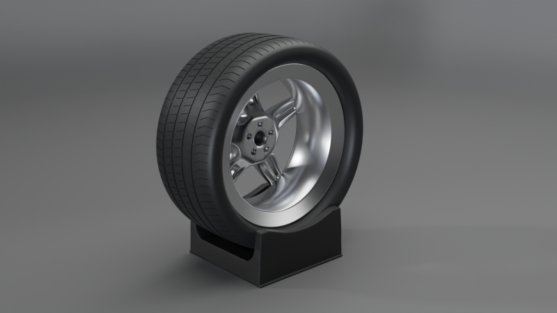 Realistic Car Wheel - Free Asset Free 3D Model in Parts of auto 3DExport