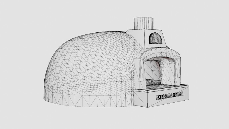 Valoriani 100 Hobby wood fired pizza oven 3D Model in Cookware Tools ...