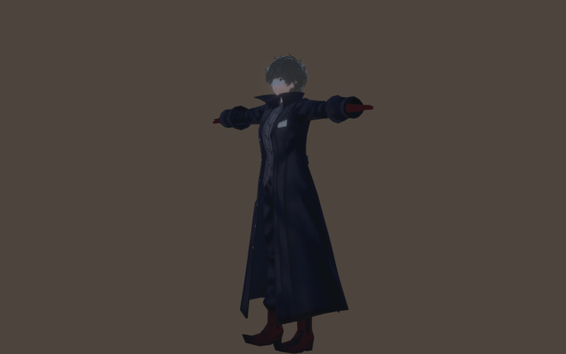3DsMax Biped model Persona5 Joker Battle 3D Model in Man 3DExport