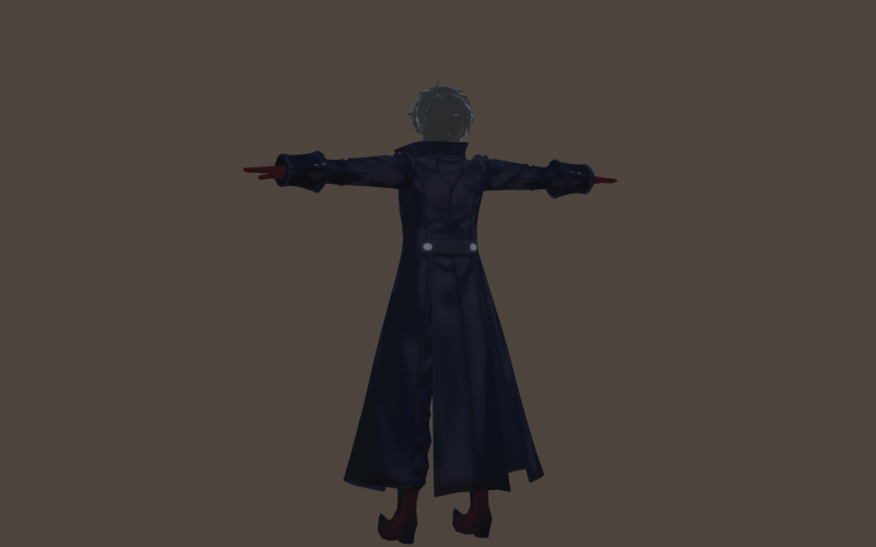 3DsMax Biped model Persona5 Joker Battle 3D Model in Man 3DExport