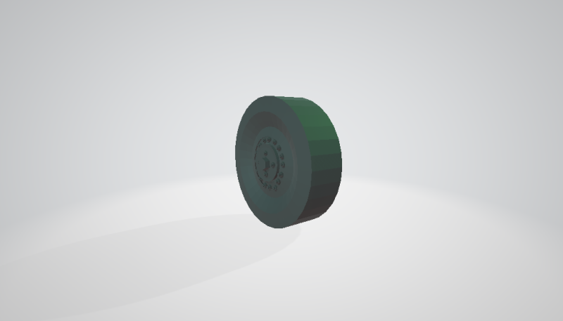 Combat Wheel 3D Model in Tank 3DExport