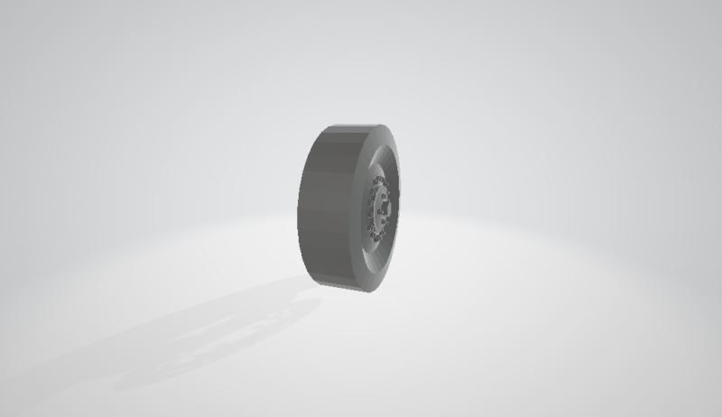 Combat Wheel 3D Model in Tank 3DExport