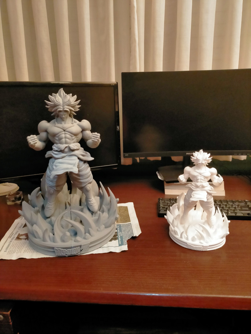 BROLY DRAGON BALL 3D print model Modelo de impresión 3D in Monstruos y ...