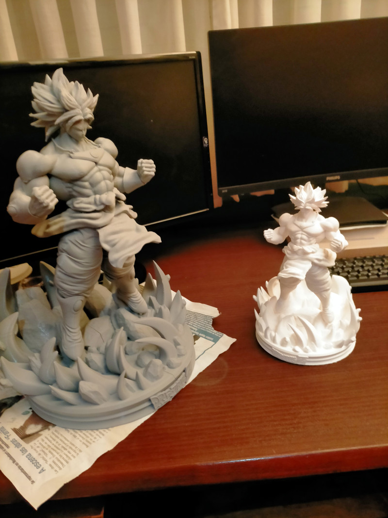 BROLY DRAGON BALL 3D print model Modelo de impresión 3D in Monstruos y ...