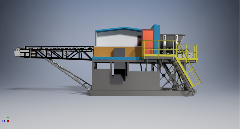 Mobile ore sorting plant 3D Model in Machines 3DExport