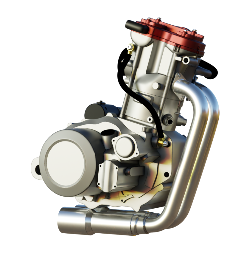 Husqvarna sm te 660 engine 3d customizeable model 3D Model in Motorcycle 3DExport