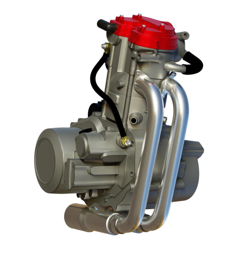 Husqvarna sm te 660 engine 3d customizeable model 3D Model in Motorcycle 3DExport