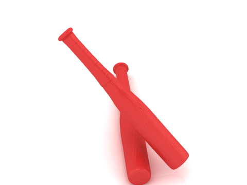 Modelo de bate de béisbol imprimible en 3D Modelo de impresión 3D in ...