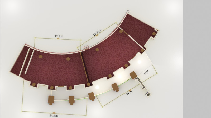 Ballroom mutiara RITZ CARLTON Model 3D in Dekorasi 625336 | 3DExport