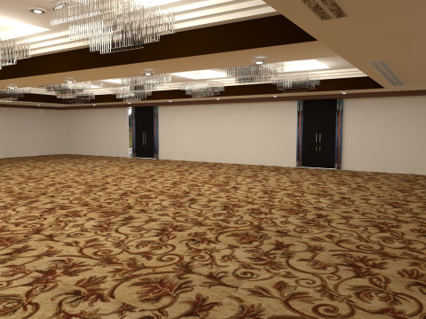 BOROBUDUR HOTEL BALLROOM JAKARTA 3D Model in Decoration 625356 | 3DExport
