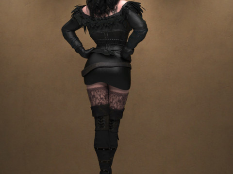 The Sorceress Character and Outfit for Genesis 9 3D Model in Woman ...