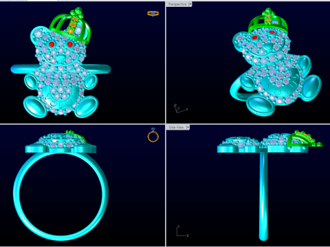 Anillo de hello kitty - Anillo de gato - Anillo de mujer - N851 Modelo ...