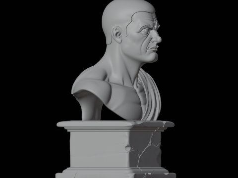 Payudara Pria Romawi Model Cetak 3D in Patung 620797 | 3DExport