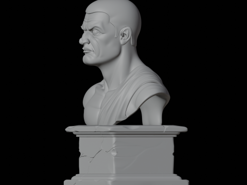 Payudara Pria Romawi Model Cetak 3D in Patung 620797 | 3DExport