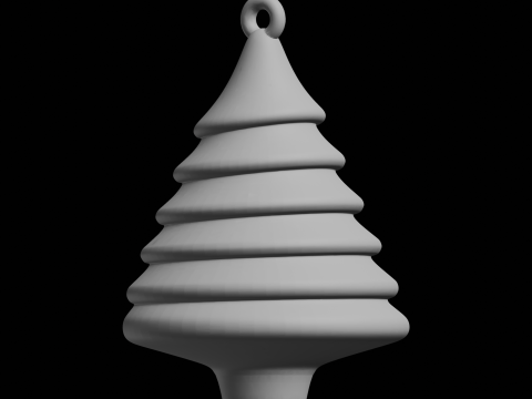 Christmas Tree Ornament 3D Print Model Holiday Decor 3D Print Model in ...