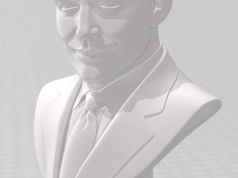 Clark Gable - Payudara yang Dapat Dicetak Model Cetak 3D in Patung ...