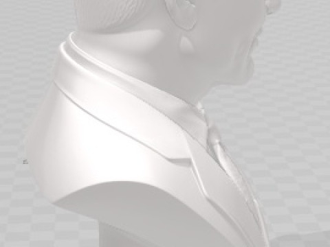 Clark Gable - Payudara yang Dapat Dicetak Model Cetak 3D in Patung ...