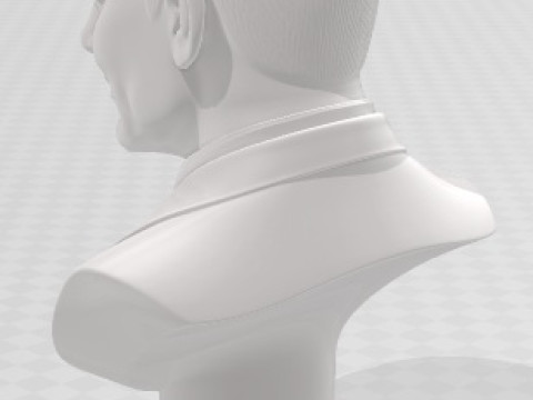 Clark Gable - Payudara yang Dapat Dicetak Model Cetak 3D in Patung ...