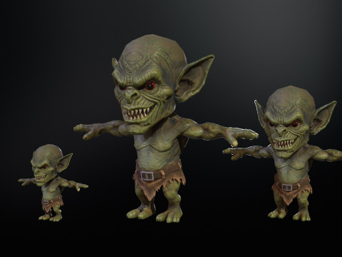 MiniMonster4Pack1 Modelo 3D in Monstro 623326 | 3DExport