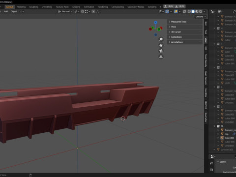 Kit carrosserie arrière pour Tesla Cybertruck Modèles 3D en vedette in ...