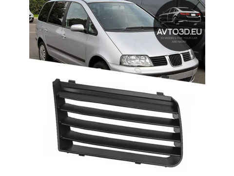 Seat Alhambra 7M 2000-2010 Enlaces Blende sobre Grill Gitter Modelo de ...