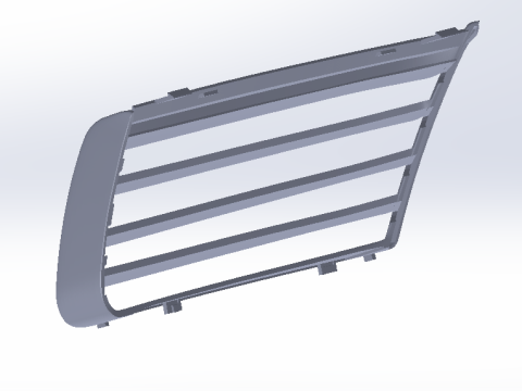 Seat Alhambra 7M 2000-2010 Enlaces Blende sobre Grill Gitter Modelo de ...