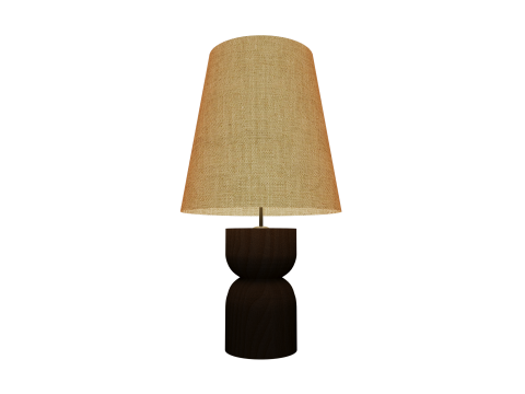 Lámpara de mesa de madera Diniz Gratis Modelo 3D in Lámparas de pared ...