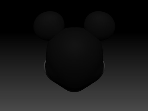 Classic Toon Mouse Head Stylized Character Sculpt 3D Model in Cartoon ...