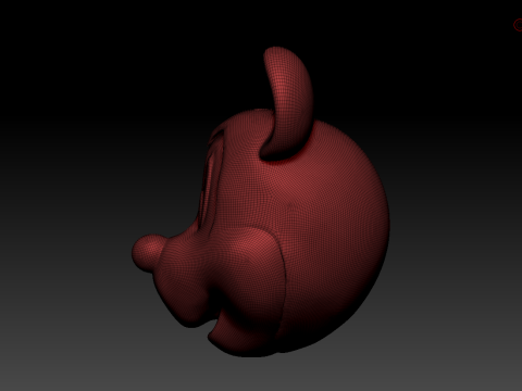 Classic Toon Mouse Head Stylized Character Sculpt 3D Model in Cartoon ...