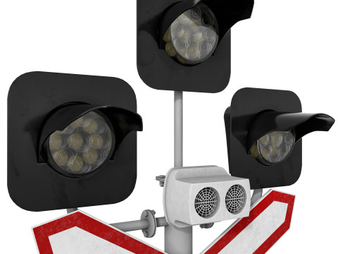 MOVING TRAFFIC LIGHT SP3-1 3D Model in Environment 617667 | 3DExport