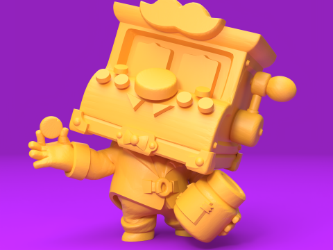 Griff Original - Brawl Stars Modelo de impresión 3D in Monstruos y ...