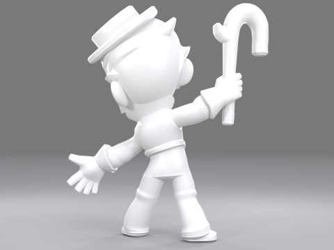 Gris Original - Brawl Stars Modelo de impresión 3D in Monstruos y ...