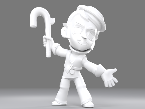 Gris Original - Brawl Stars Modelo de impresión 3D in Monstruos y ...