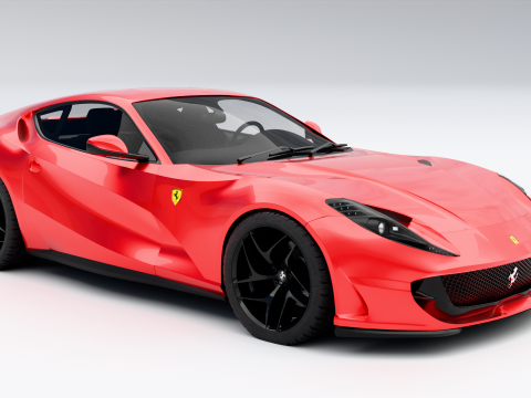 Ferrari 812 SuperFast 3D Model in Sport Cars 622196 | 3DExport