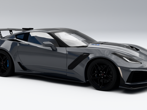 Chevrolet Corvette ZR1 2019 Model 3D in Mobil Sport 622948 | 3DExport