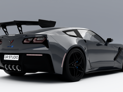 Chevrolet Corvette ZR1 2019 Model 3D in Mobil Sport 622948 | 3DExport