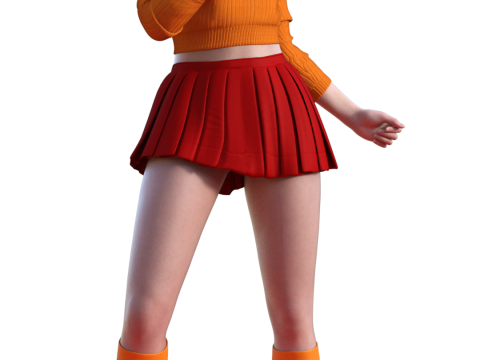 Ashley Graham Mystère résolu Velma 3D Cosplay Modèles 3D en vedette in ...