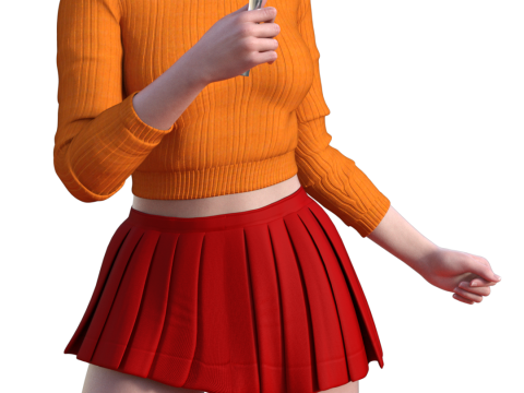 Ashley Graham Mystère résolu Velma 3D Cosplay Modèles 3D en vedette in ...