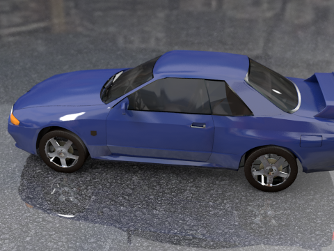 Nissan Skyline GTR estilo antiguo Modelo 3D in Coches Deportivos 622844 ...