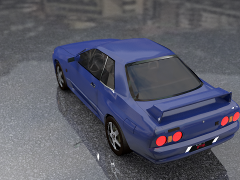 Nissan Skyline GTR estilo antiguo Modelo 3D in Coches Deportivos 622844 ...
