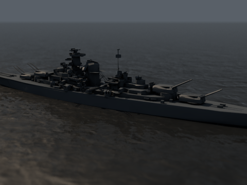 German Battleship Bismarck 3D Model in Battleship 624615 | 3DExport