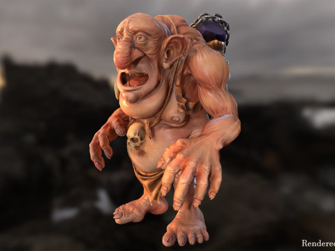 Troll Unreal Unity 20 animations en Maya Modèle 3D in Monstre 623040 ...