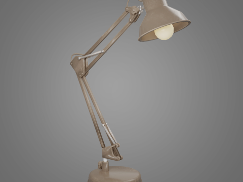 Lámpara de escritorio - Accesorio PBR Low-poly listo para el juego ...