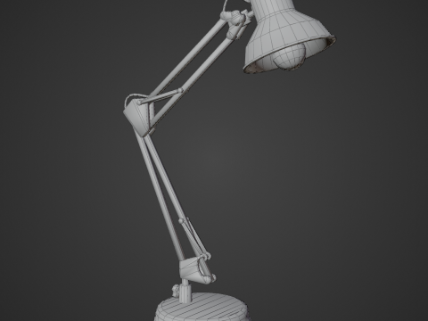 Lámpara de escritorio - Accesorio PBR Low-poly listo para el juego ...