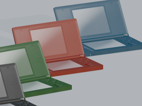 GLB FBX Textures DAE OBJ MTL Cosy FLIP GAME GADGET Console Ensemble ...